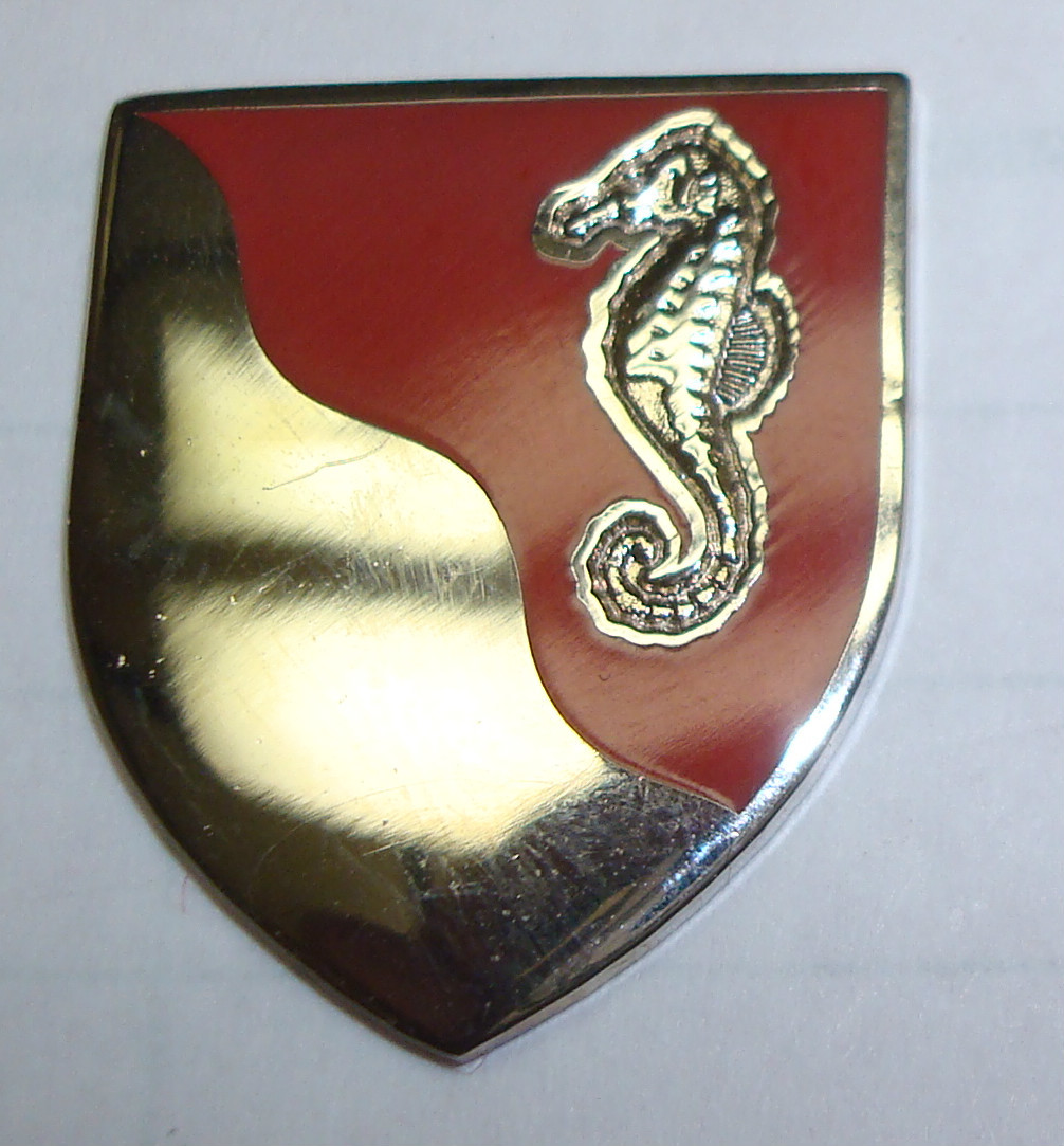 CREST, DI, 36TH ENGINEER BRIGADE-s-38 hall mark | eBay