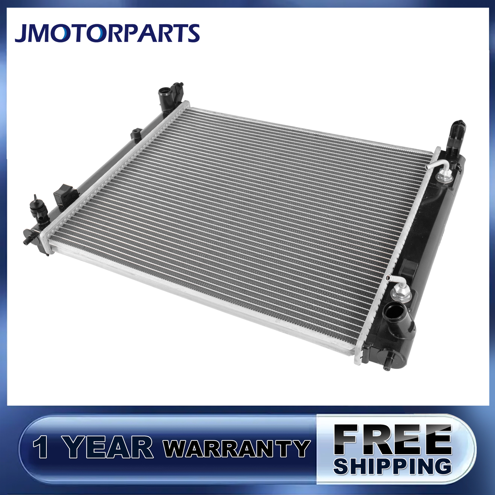 Aluminum Radiator w/ Trans Cooler For 12-19 Nissan Versa 15-19 Micra ...