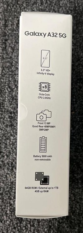 Samsung Galaxy A32 5G SM-A326U 64GB Awesome Black AT&T GSM Smartphone ...