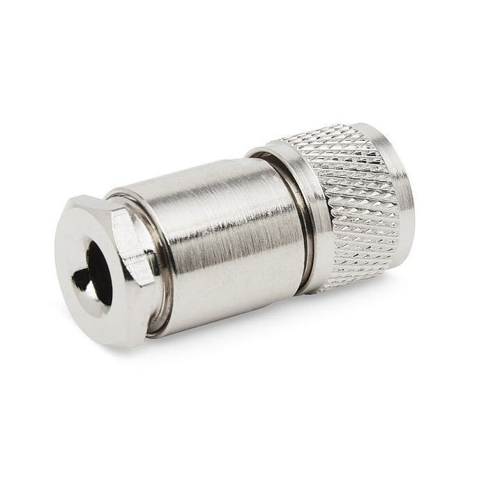 PL259 7C 7mm HIGH QUALITY COMPRESSION TYPE PLUG MINI 8 COAX CABLE GOLD ...