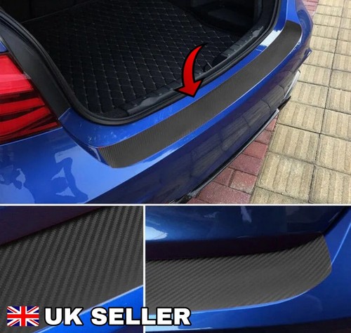 For SKODA OCTAVIA FABIA SUPERB BOOT BUMPER GUARD PROTECTOR CARBON FIBRE ...