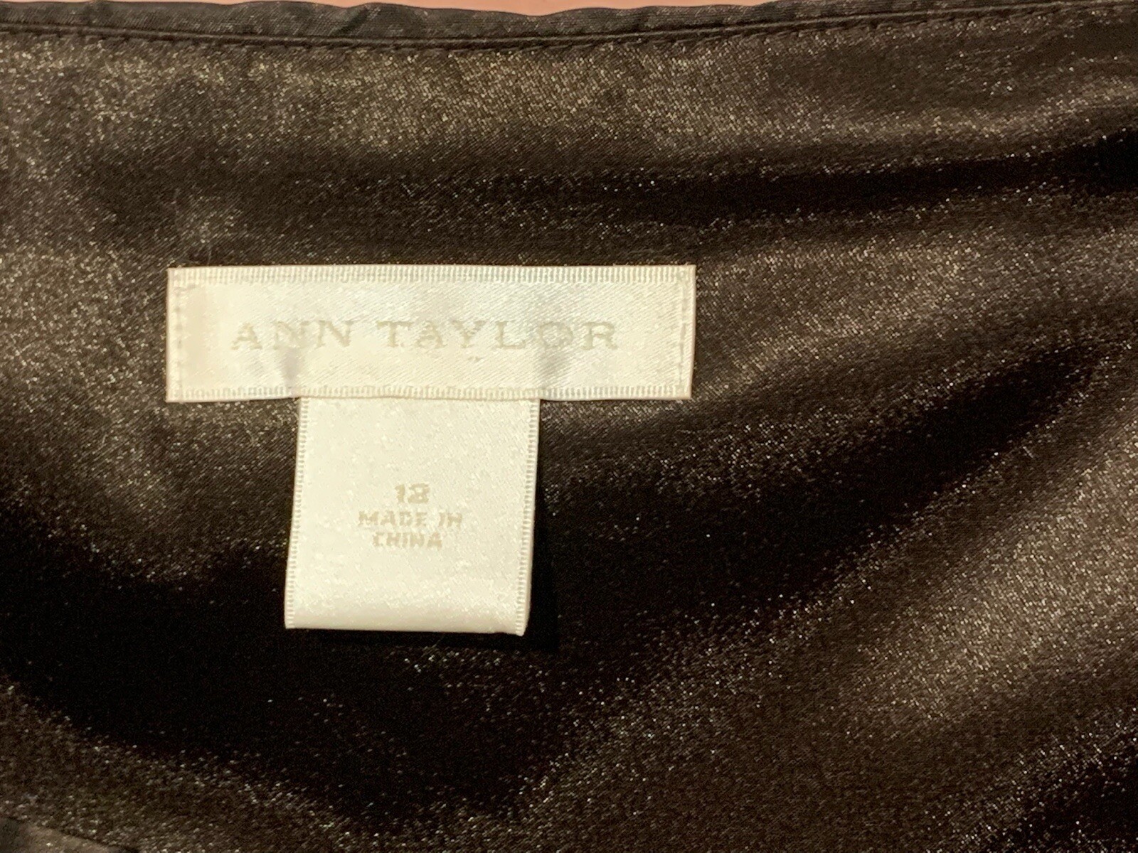 Ann Taylor Dress Size 12 Prom Wedding Short Bridesmaid Satin Brown ...