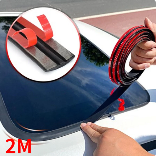 Car Windshield Roof Seal Strips Noise Insulation Rubber Sticker ...