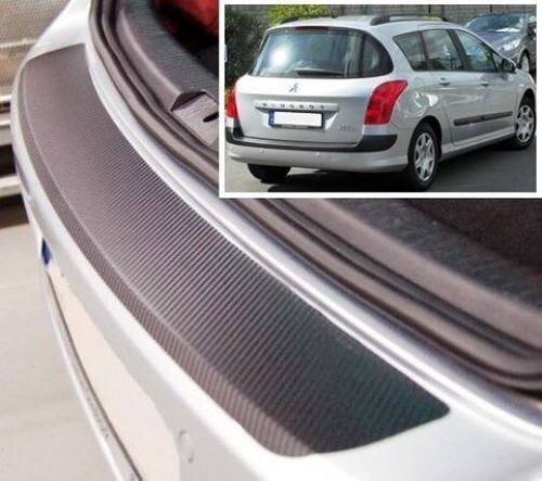 For Peugeot 308 SW MK1 -Carbon Style rear Bumper Protector | eBay