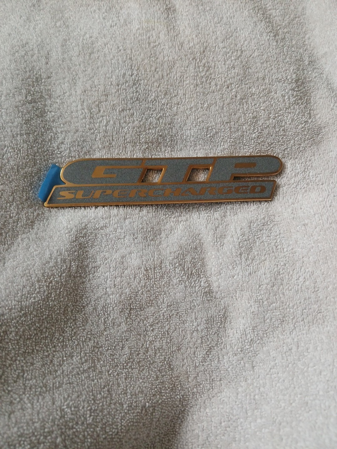 Pontiac OEM 1997-2003 Bonneville Grand Prix GTP Supercharged Emblem ...