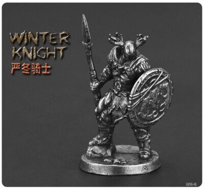 Freak Winter Knight Metal Miniatures Dungeons & Dragons War Games Toy ...