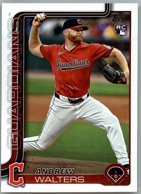 ANDREW WALTERS RC Rookie #637 Cleveland Guardians 2025 Topps | eBay