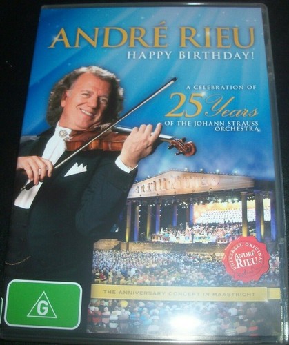 Andre Rieu Happy Birthday (Australia All Region) DVD – Like New | eBay ...
