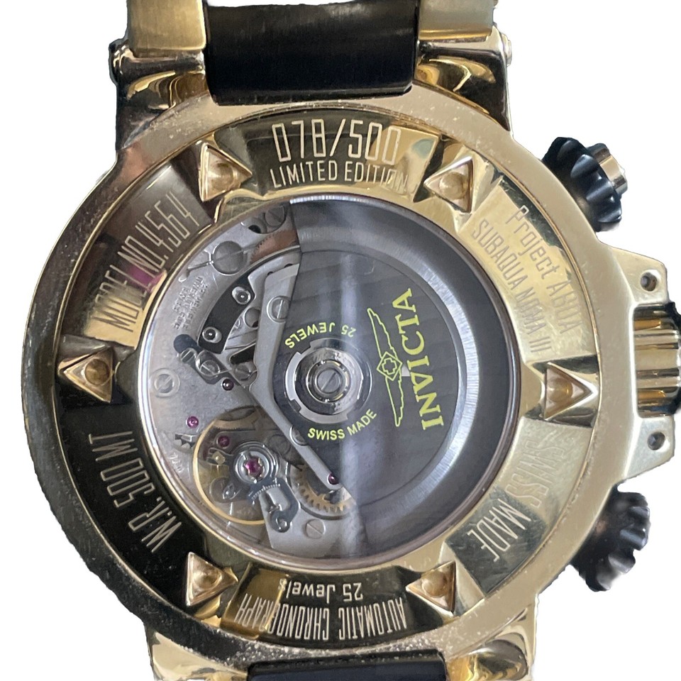 RARE Invicta Men's 4564 Subaqua Noma III Limited Edition Swiss ...