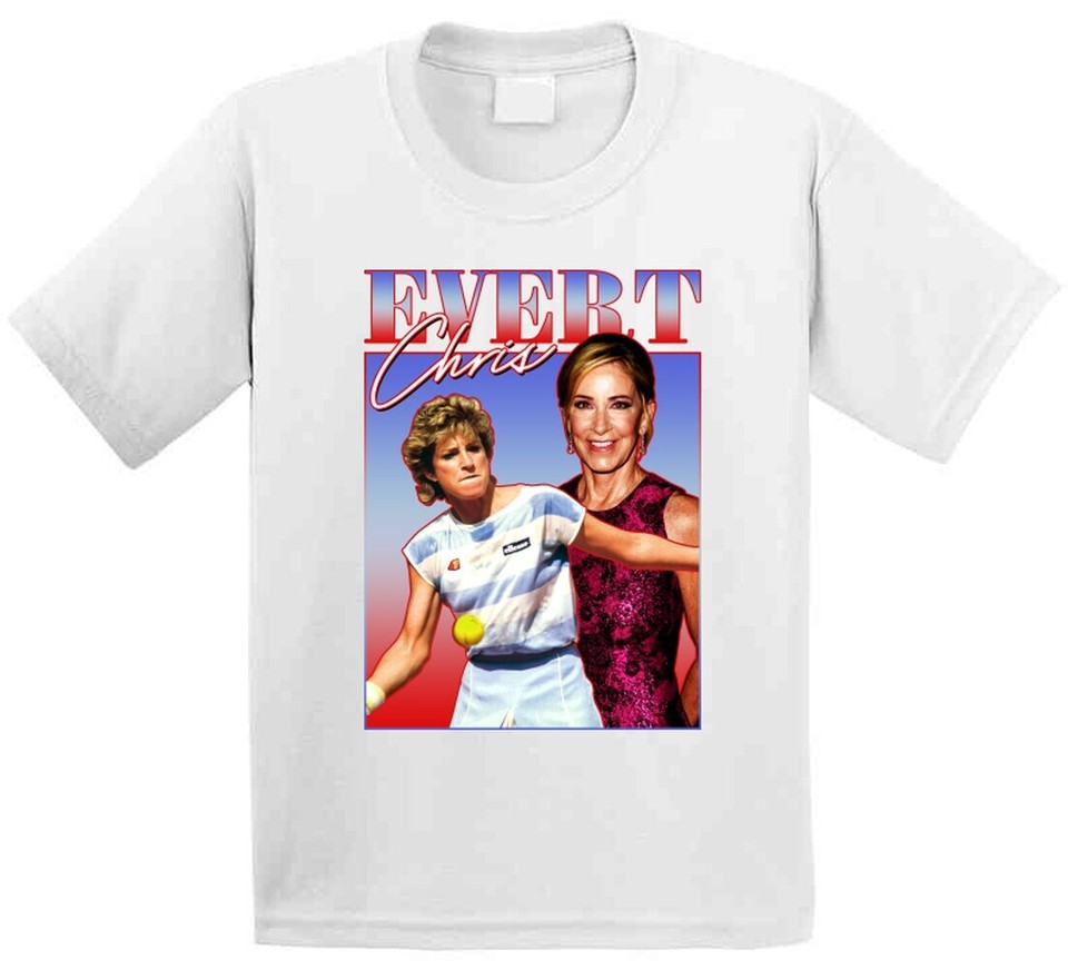 Chris Evert 90s Style T Shirt | eBay