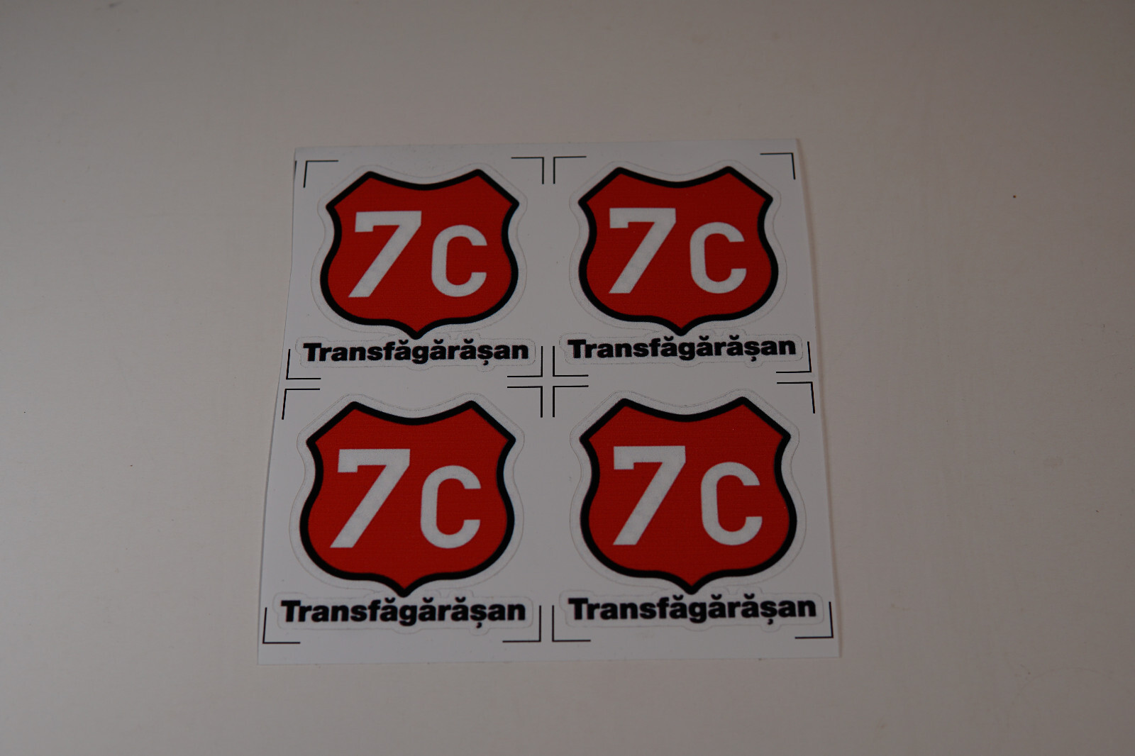 4xVinyl Matte stickers decals car motorcycle - Transfagarasan Romania ...