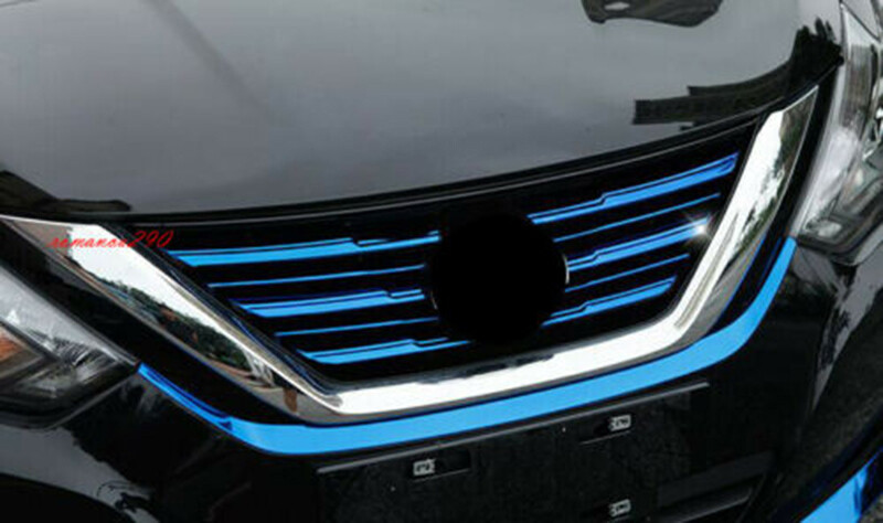 For Nissan Altima 2016-2018 Blue Steel Exterior Front Grille Grill ...