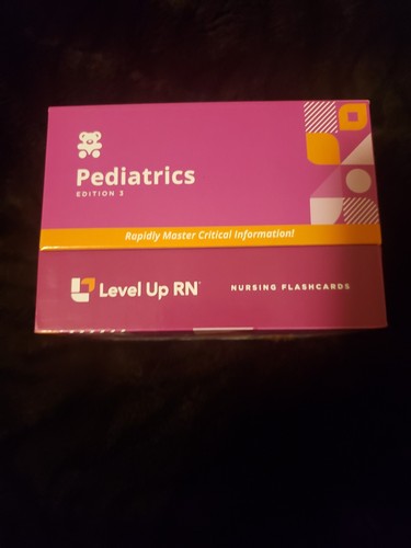 Level Up RN Pediatrics Study Flashcards 3rd Ed 2022, New in box | eBay