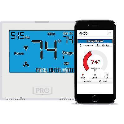 Pro1 T855iSH Wi-Fi Programmable Thermostat - White for sale online | eBay