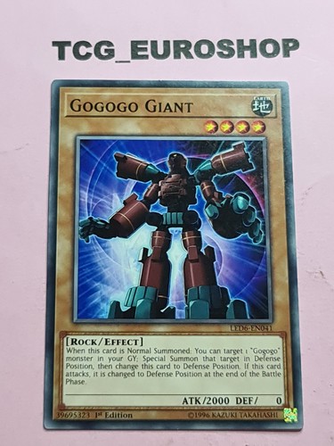 GOGOGO GIANT | YUGIOH | LED6 | 1st EDITION | 2020 | COMMON | NM #133 | eBay