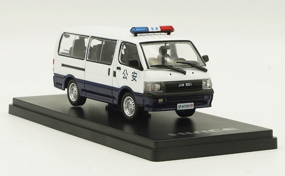 1/43 Scale Jinbei HIACE 2008 Police Car Diecast Car Model Toy ...