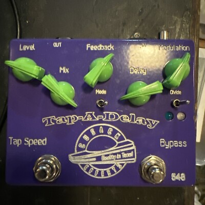 Cusak Tap-A-Delay Tap Tempo Effects Pedal Free USA Shipping | eBay