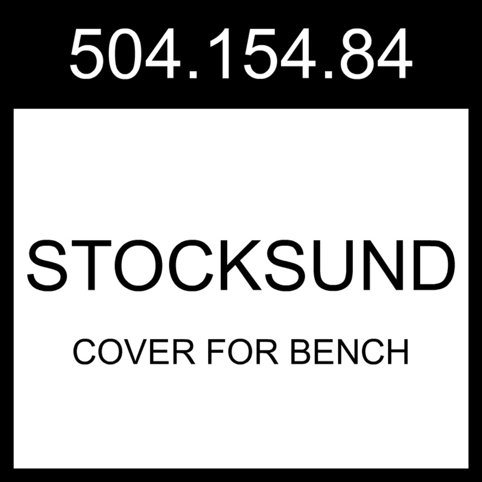 IKEA STOCKSUND Cover For Bench Segersta Multicolor 504.154.84 | eBay