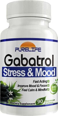 PureLife Gabatrol, Fast Acting Stress and Mood Formula, 90 Capsules | eBay