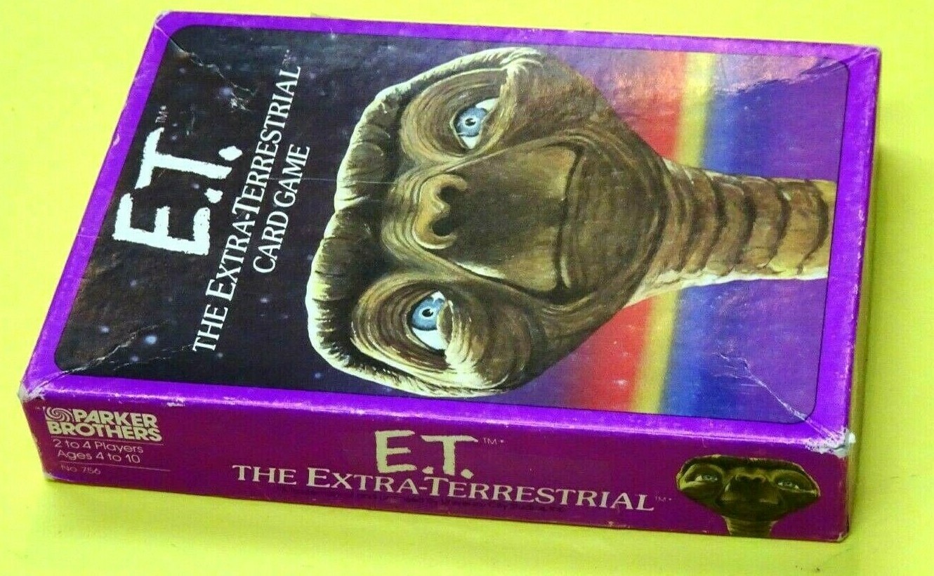 Vintage 1982 Parker Brothers E.T Extra Terrestrial Card Game Complete ...