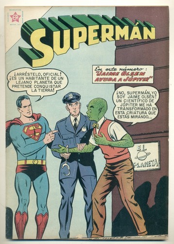 SUPERMAN #213 Jaime Olsen Ayuda a Júpiter, Novaro Comic 1959 | eBay