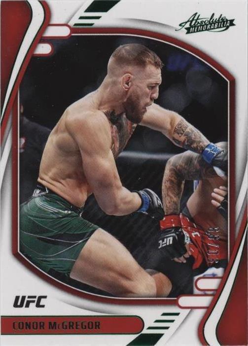 2022 Panini Chronicles UFC - Absolute Conor McGregor #128 Green /99 for ...
