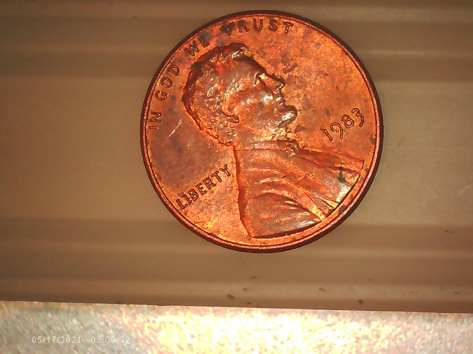 1983 Lincoln Memorial Penny DDR Extra columns!!! | eBay