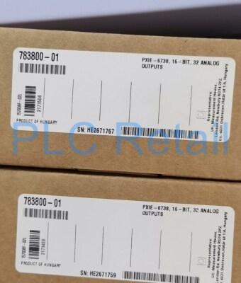NEW NI PXIE-6738 783800-01 16 bit 32 channel 1 MS/s PXI analog output ...
