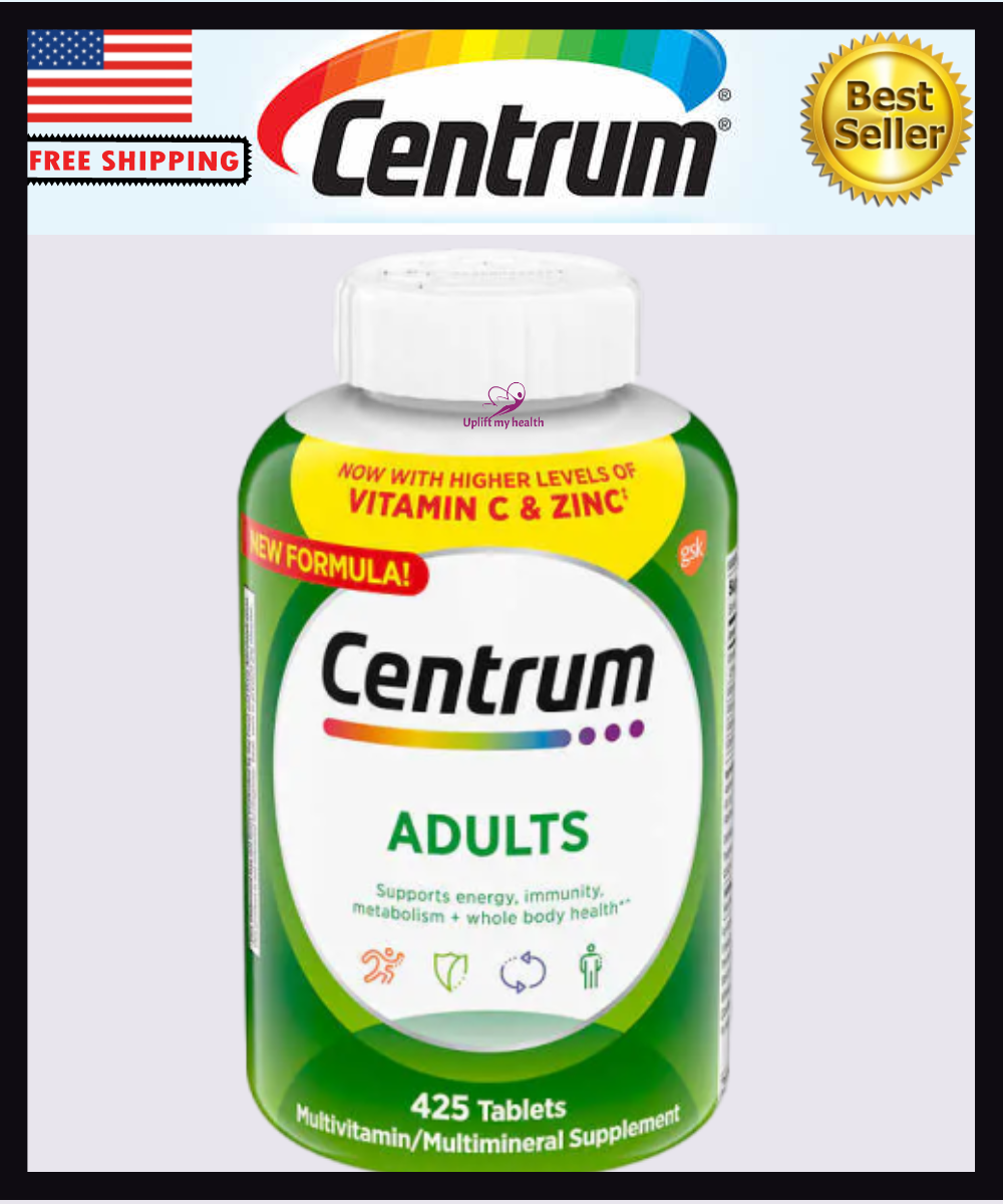 Centrum Adults Multivitamin Multimineral Support 425 Tablets Higher Vit ...