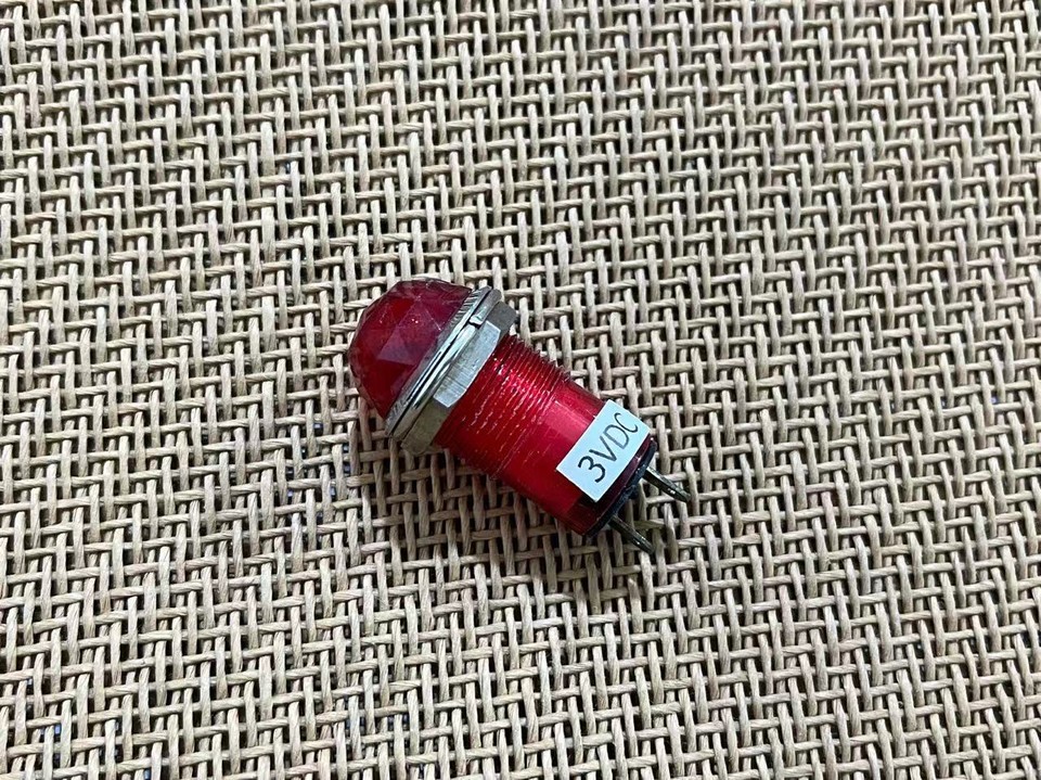 4pcs Red Screw Mount Vintage Style 3v Indicator Jewel Light for Guitar ...