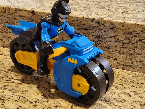 Imaginext DC Super Friends Batman Motorcycle Toy ~ XL Batcycle Batman ...