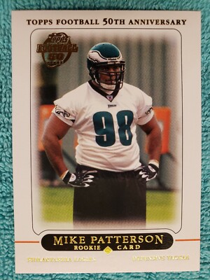 2005 TOPPS MIKE PATTERSON ROOKIE #391 PHILADELPHIA EAGLES RC | eBay