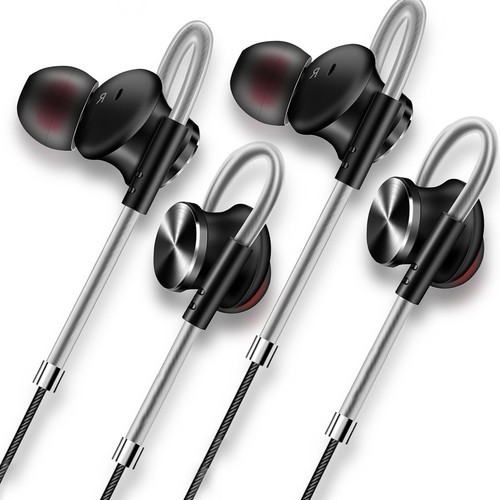In-Ear Headphones Earbuds High Resolution Heavy Bass with Mic for ...