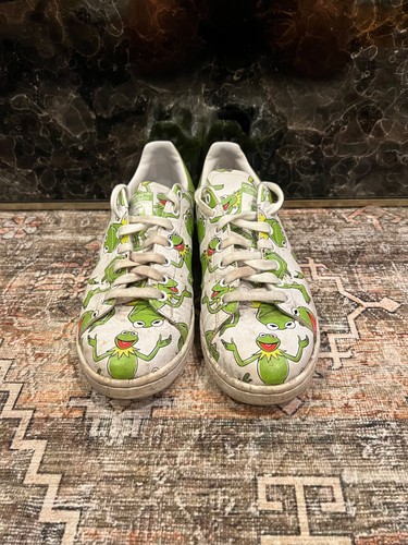 Adidas Stan Smith Disney Kermit the Frog Sneakers Lace Up 8.5 Men’s ...