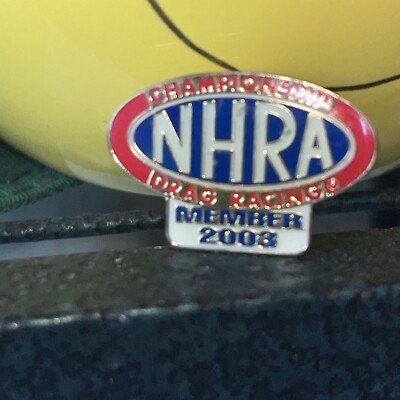 NHRA Championship Drag Racing Member 2003 Hat Pin | eBay