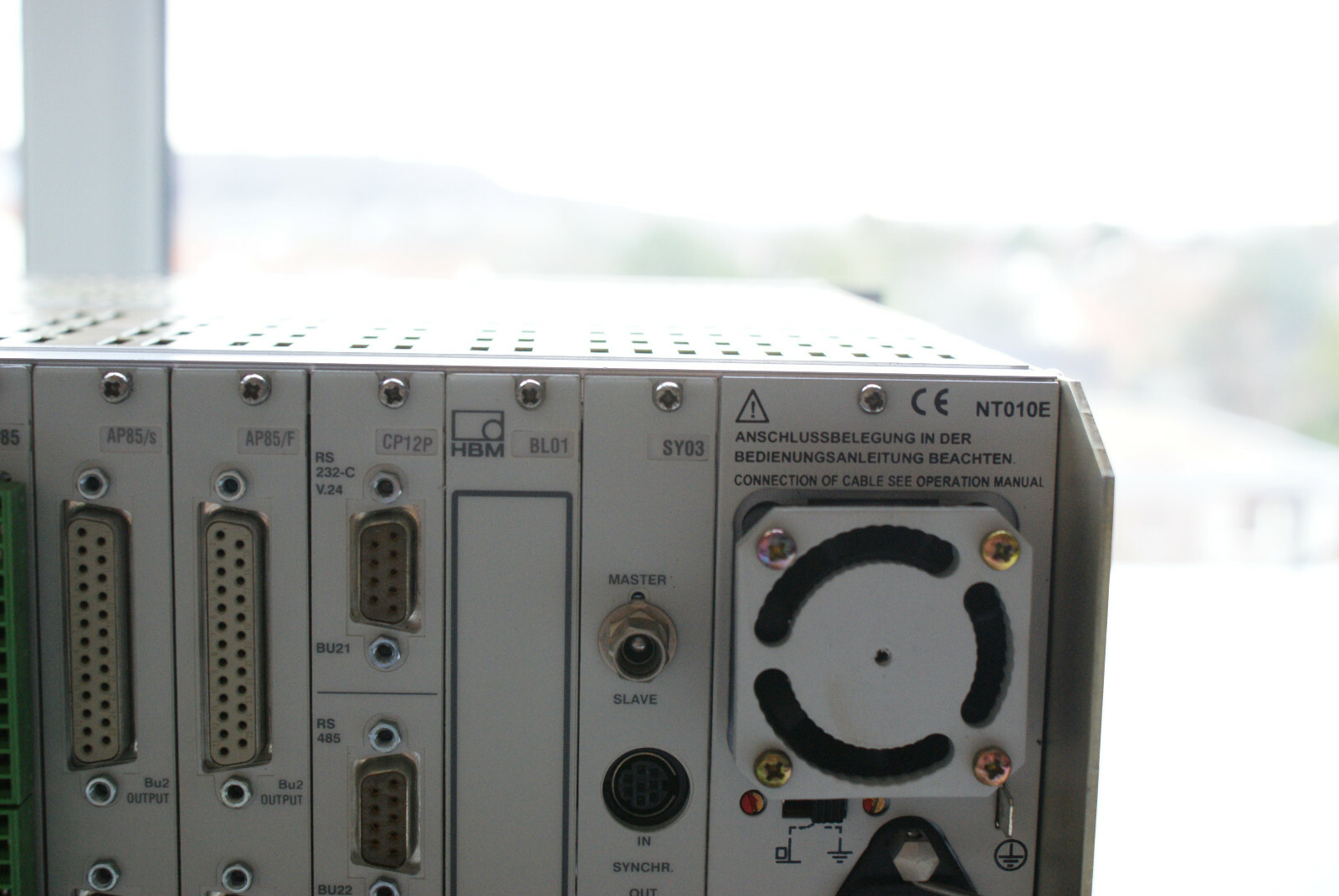 HBM Hottinger Baldwin Messtechnik MGC press with ML85 and AP85 & AB22A MGCplus | eBay