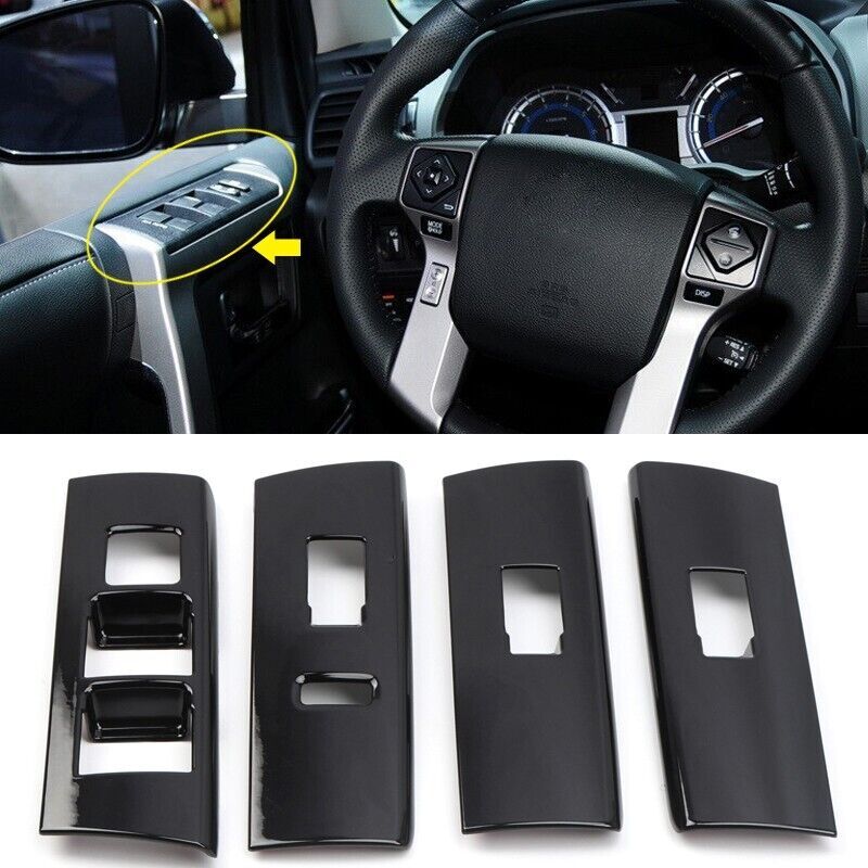 21pcs For Toyota 4Runner 2014-2019 LHD Black Inner Accessories ...