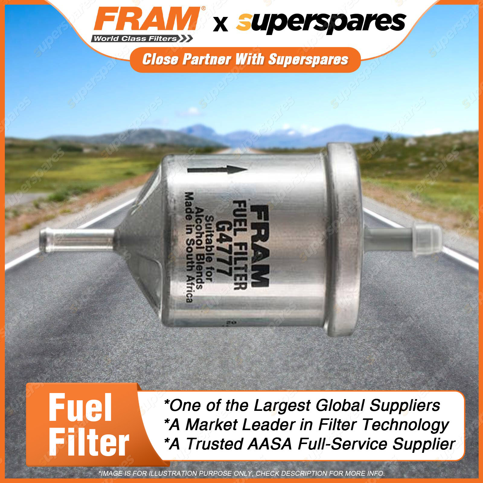 Fram Fuel Filter for Nissan Navara D21 D22 NX NXR Pathfinder D21 R50 ...