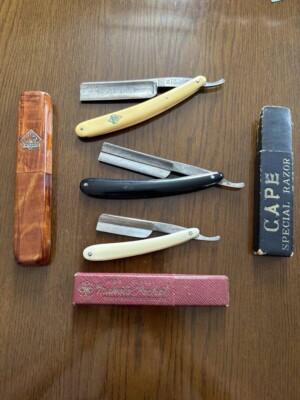 89 PUMA SPECIAL SOLINGEN GERMANY Straight Razor & KIKUBOSHI & Makoto ...