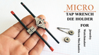 Micro Die Holder & Tap Wrench for Watchmaker Jewelry Model maker Micro ...
