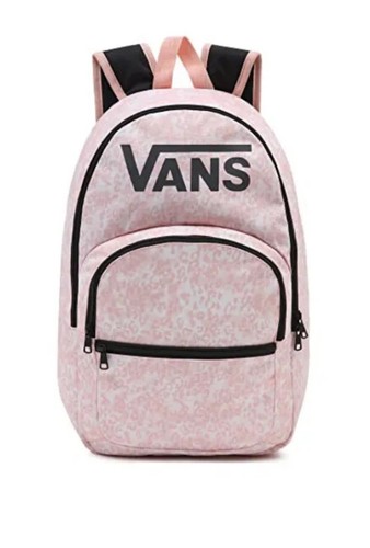VANS Backpack Pink Women's Laptop Logo Bag Zip One Size VN0A7UFMY6S ...