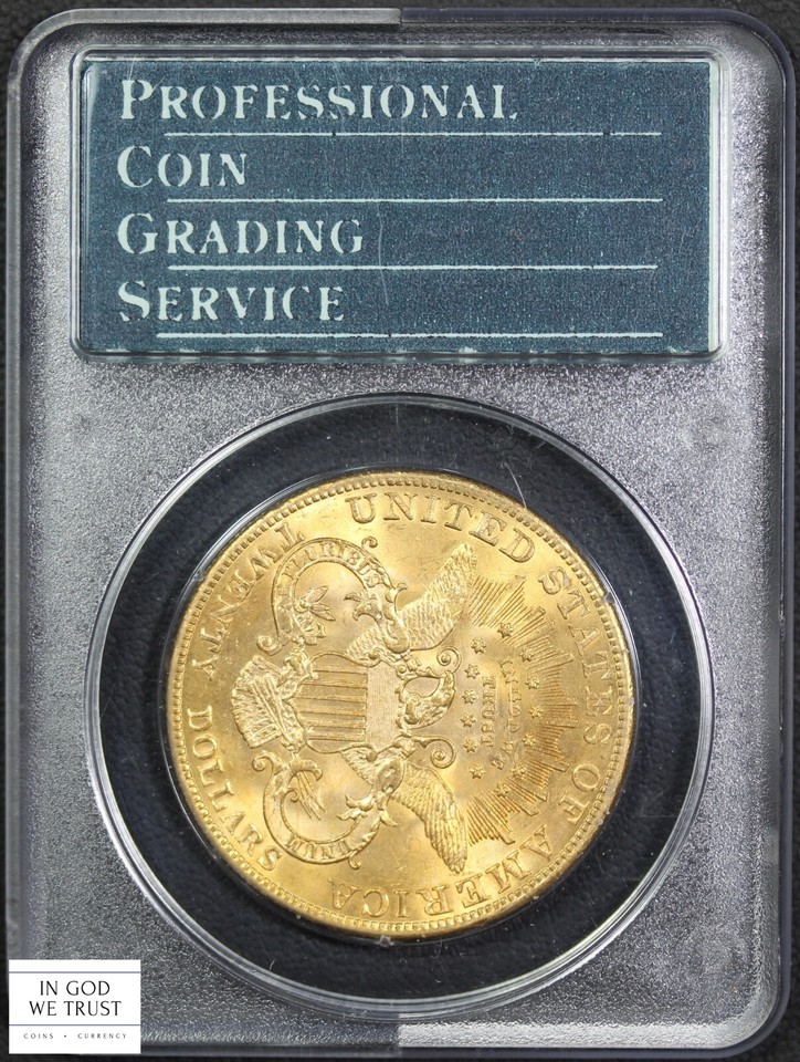 1903 $20 Liberty Head Gold Double Eagle Rattler OGH Old Green Holder ...