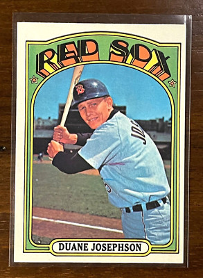 1972 TOPPS DUANE JOSEPHSON #543 BOSTON RED SOX-EX SEE PIC FOR CONDITION ...