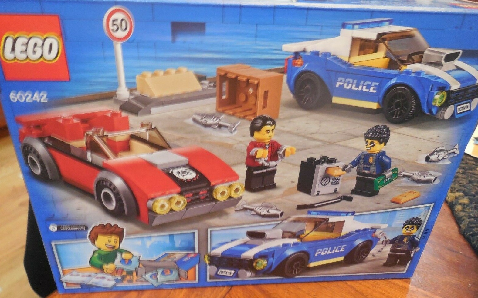 LEGO City Police Highway Arrest 60242 Police Toy, Fun Building Set for ...