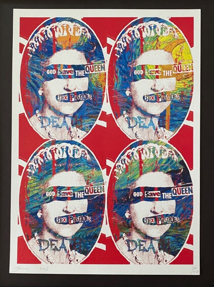 DEATH NYC Hand Signed LARGE Print Framed 16x20in COA SEX PISTOLS UK ...