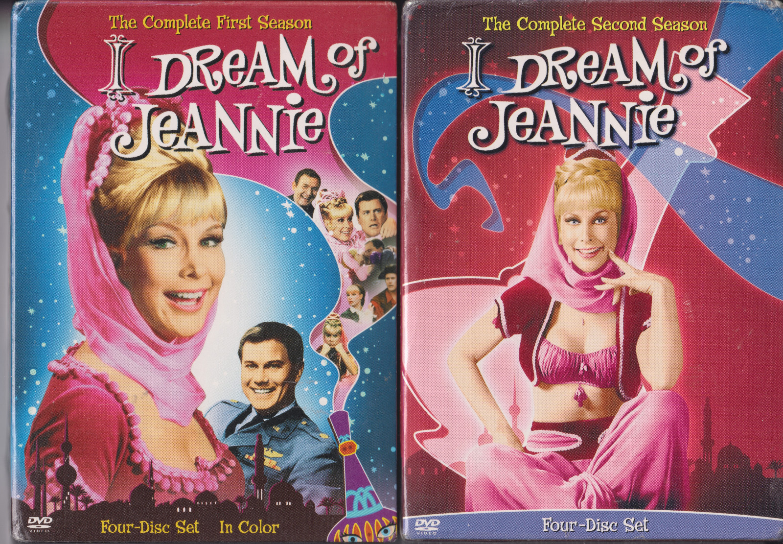 (SEALED) I Dream Of Jeannie Complete First and Second Seasons 8 DVDs ...