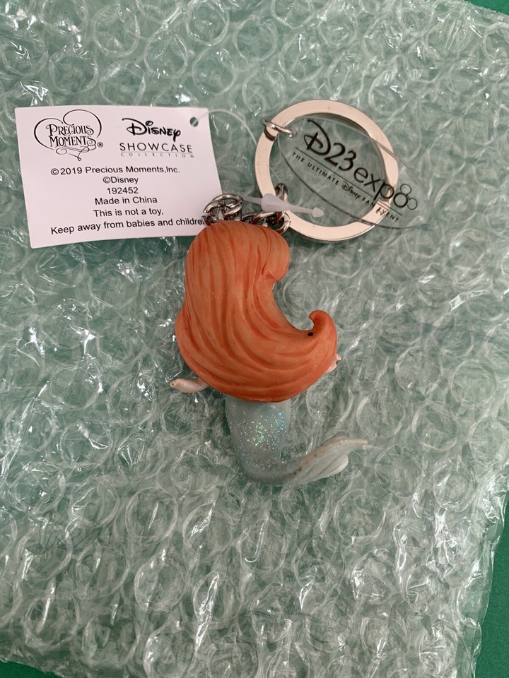 D23 Disney Expo 2019: Precious Moment Ariel keychain (D5) | eBay