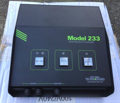 STUDIO TECHNOLOGIES Announcer's Console MODEL 233 | eBay