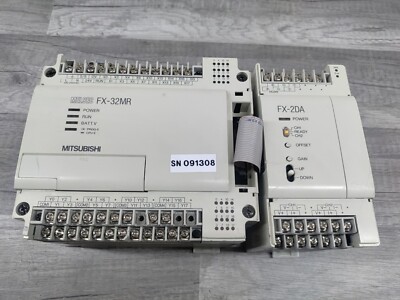 MITSUBISHI MELSEC FX-32MR W/ Fx -2DA | eBay