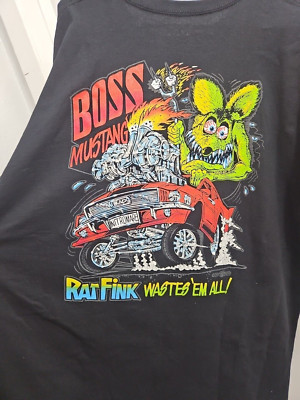 ED ROTH RAT FINK BOSS MUSTANG Tee Adult Unisex Shirt S To 5XL GS111 | eBay